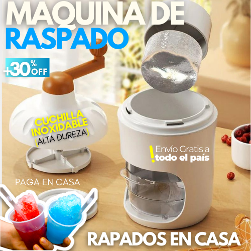 MAQUINA DE RASPADOS DE HIELO PORTATIL EASY ICE® – Novedades Shop
